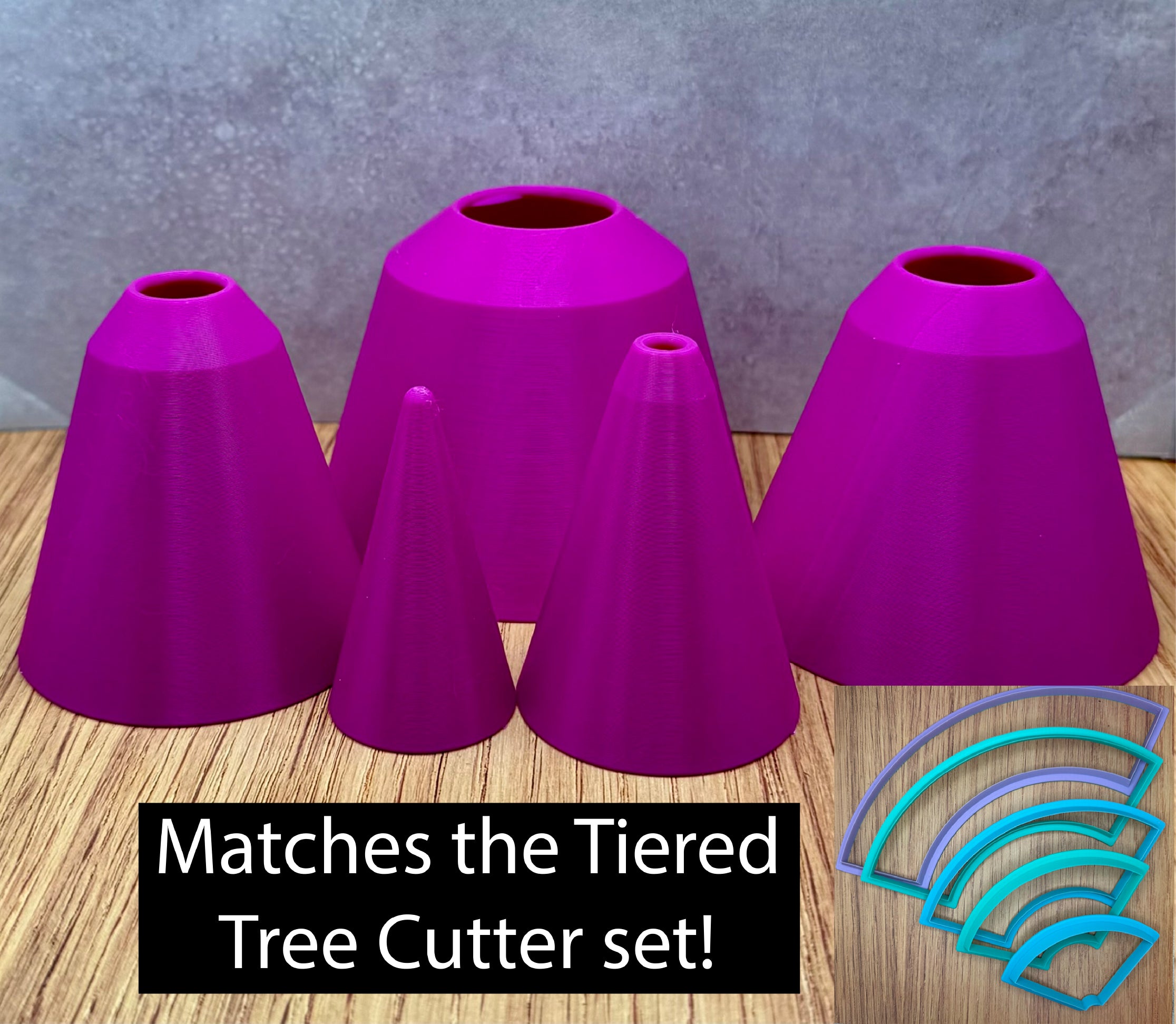 Tiered Christmas Tree Forms – Waveshift 3D